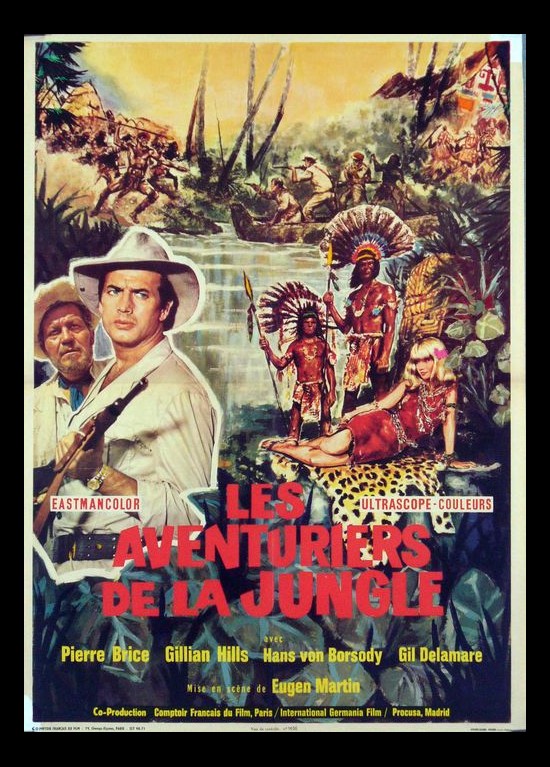 Affiche Aventuriers De La Jungle Les Franz Eichhorn Cinesud